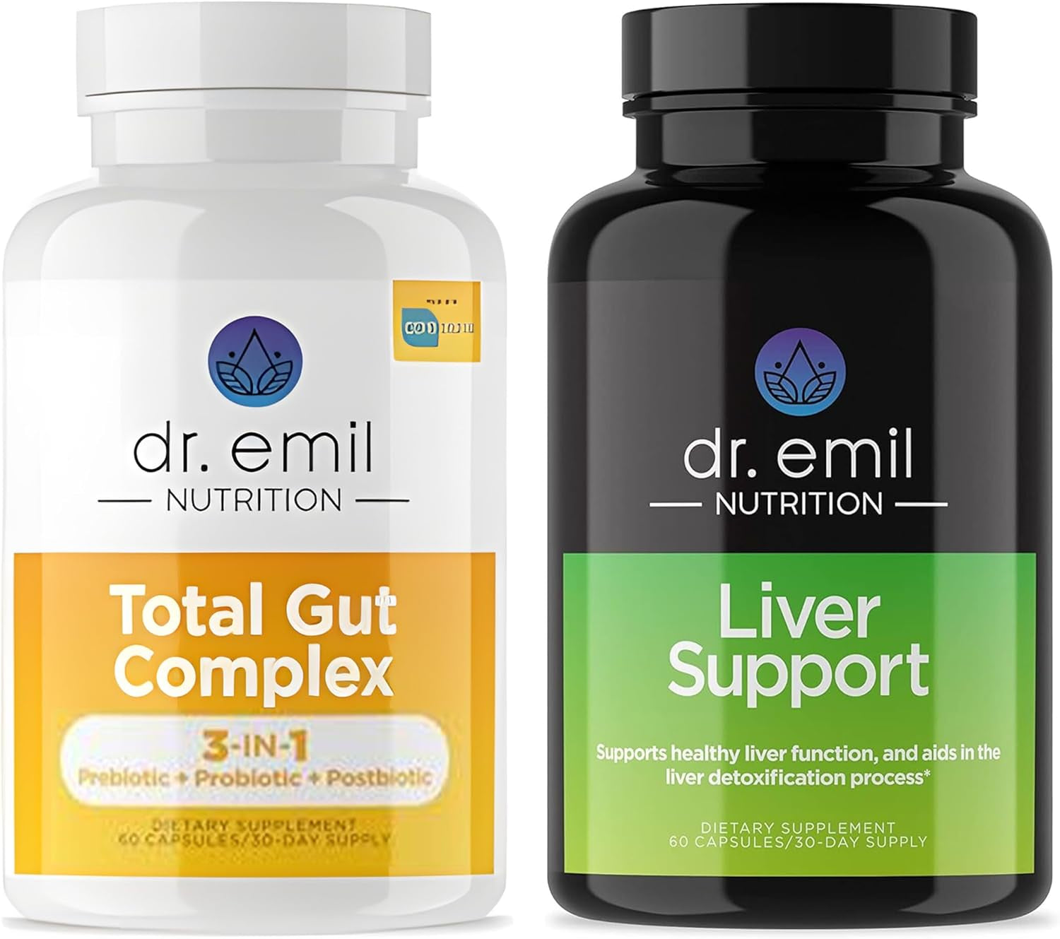 DR EMIL NUTRITION Total Gut Complex and Liver Support Total Cleanse Bu ...