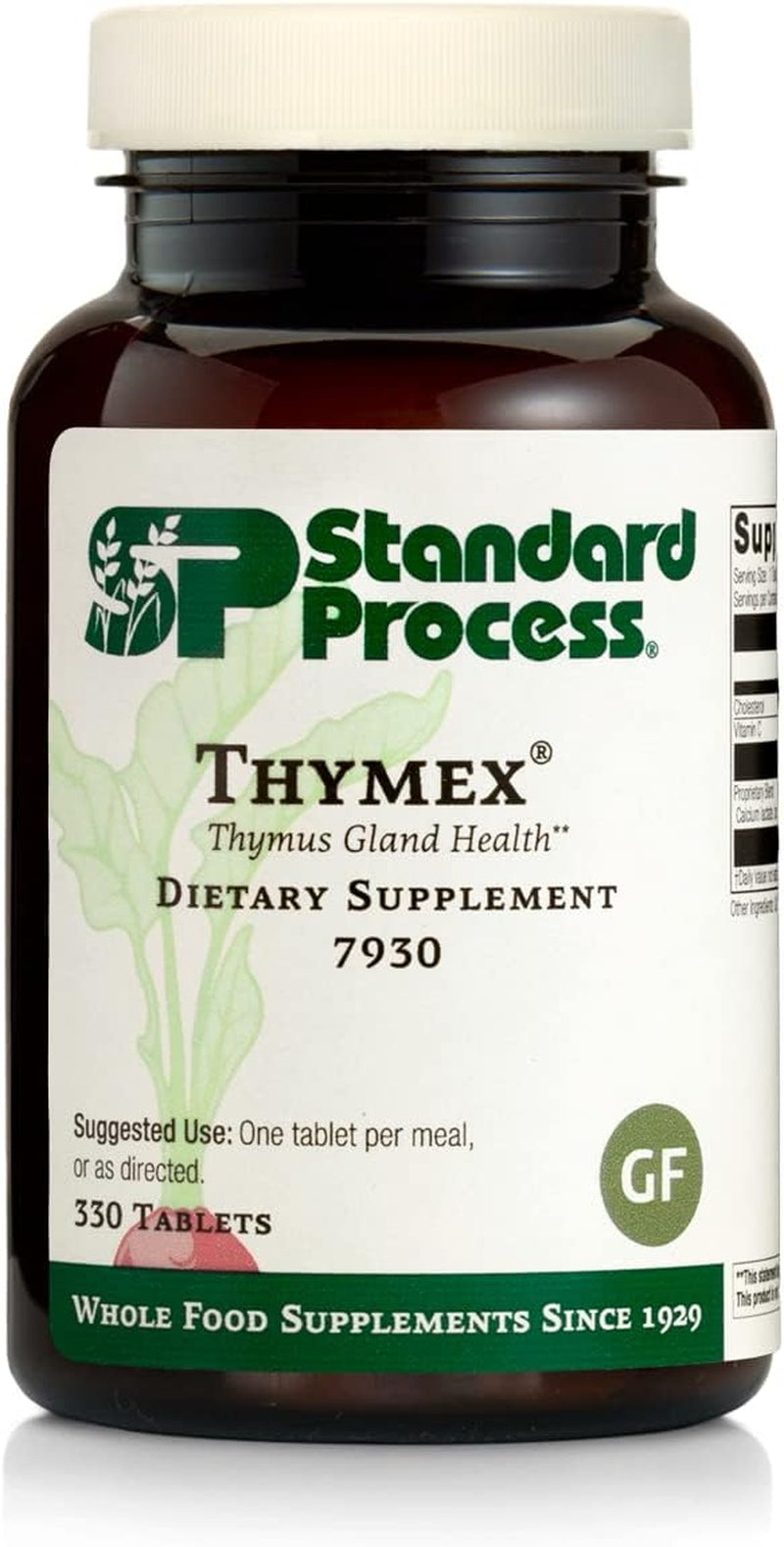Standard Process Thymex - Whole Food Cholesterol, Thymus Supplement an ...