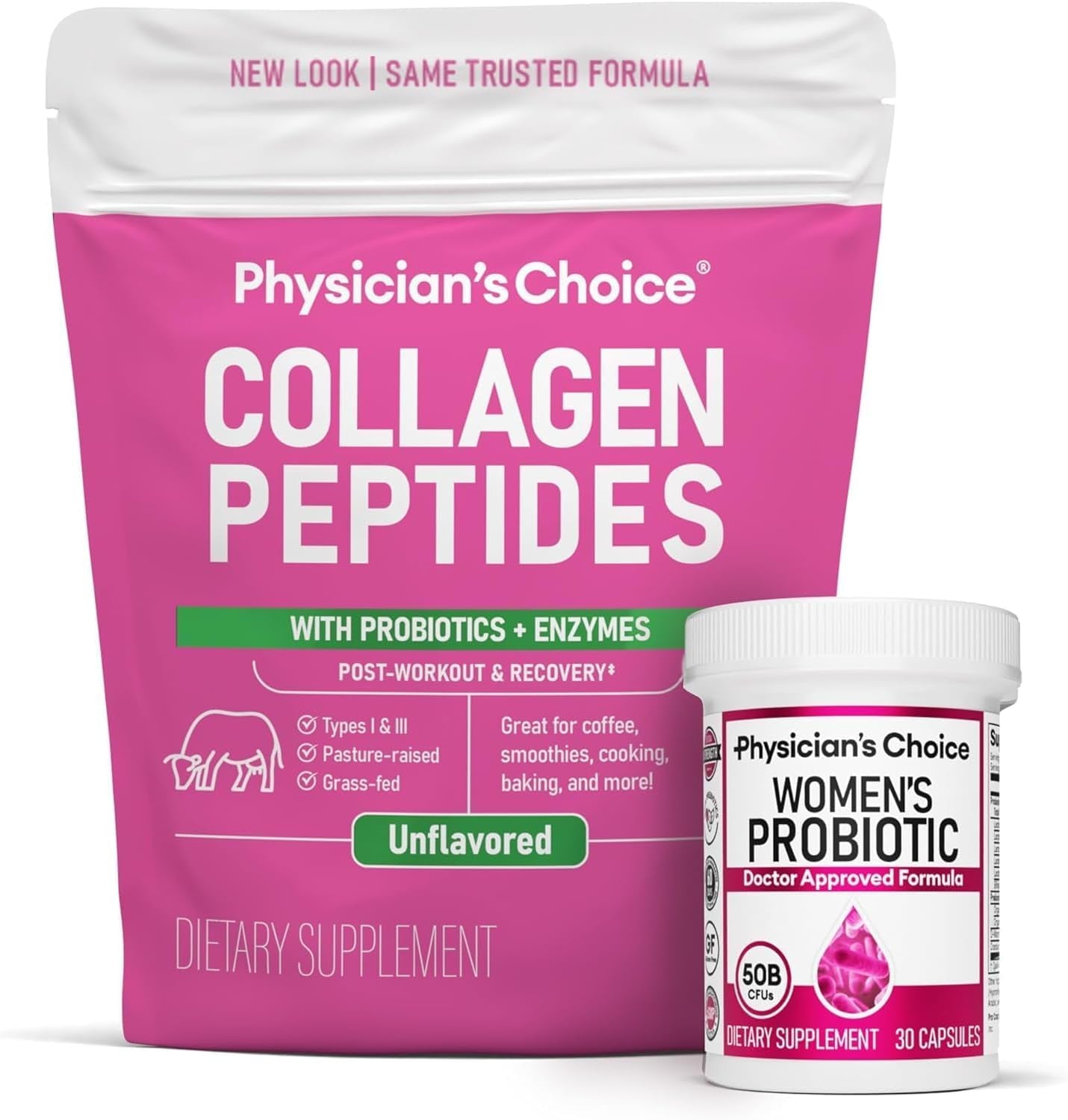 Physician'S CHOICE Collagen + Womens Probiotic Bundle – SuppsWorld