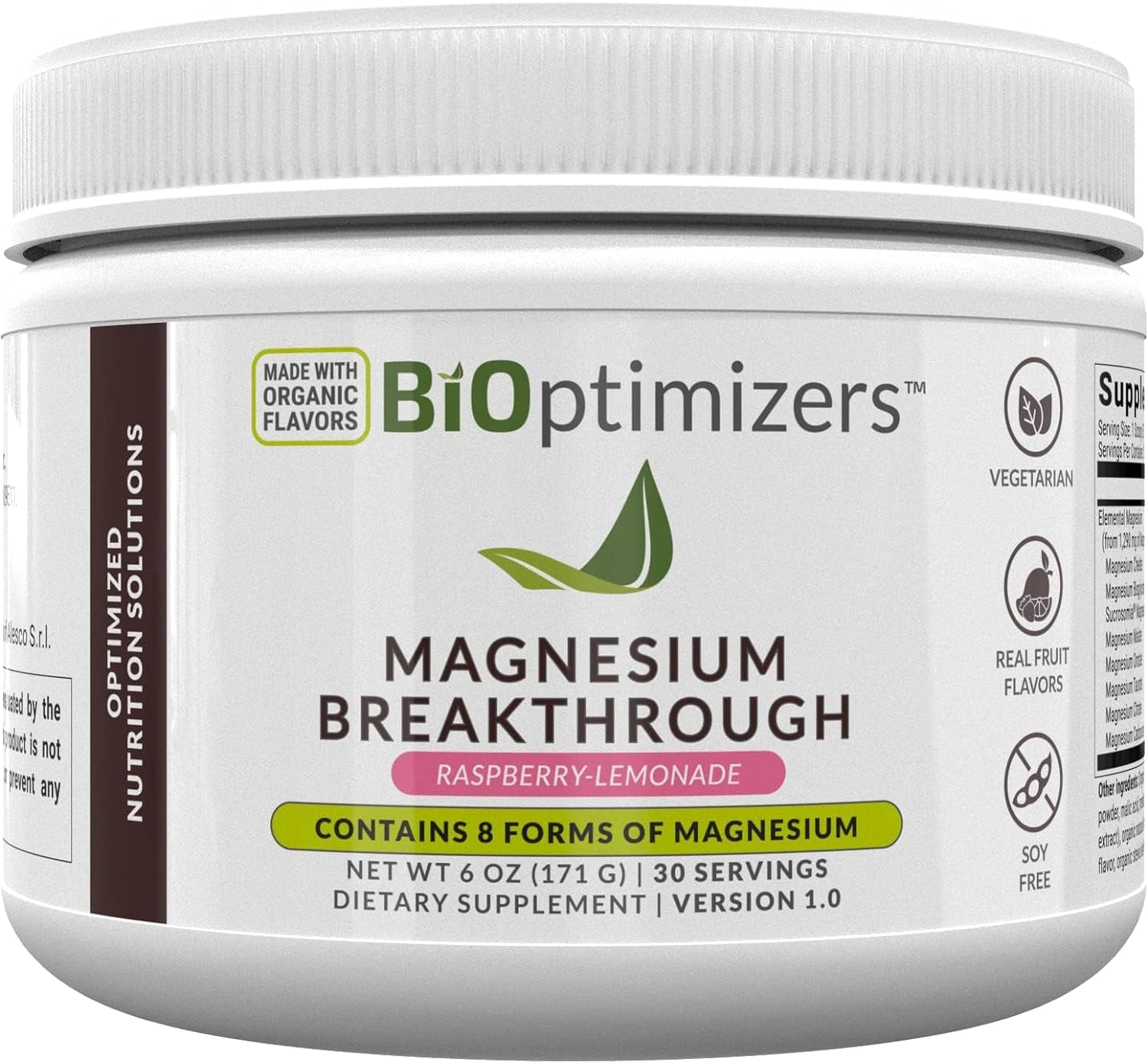 Magnesium Breakthrough Drink Raspberry Lemonade - 8 Forms of Magnesium ...