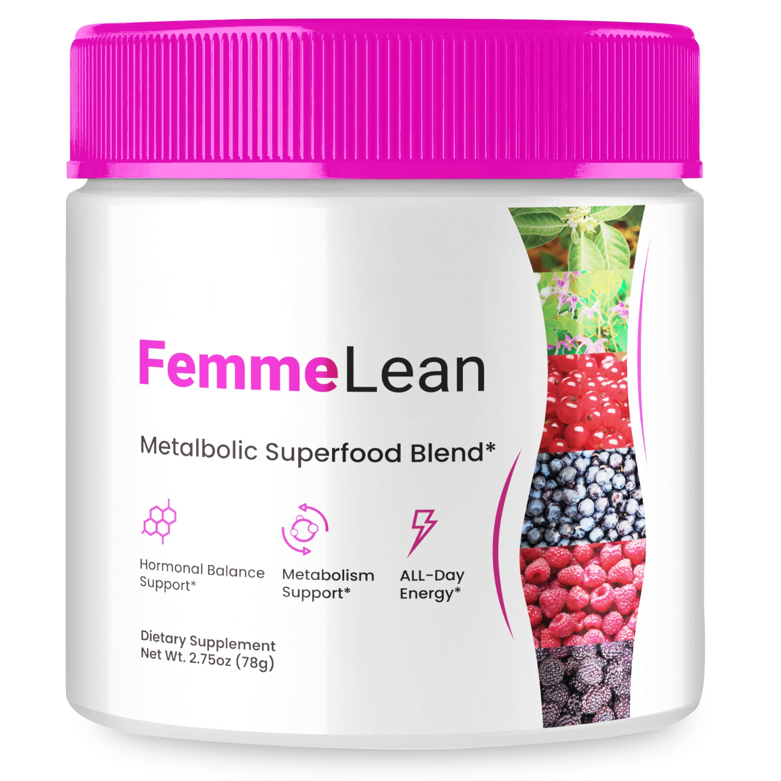 Femmelean Superfood Powder Supplement, Femme Lean Weight Management (1 ...