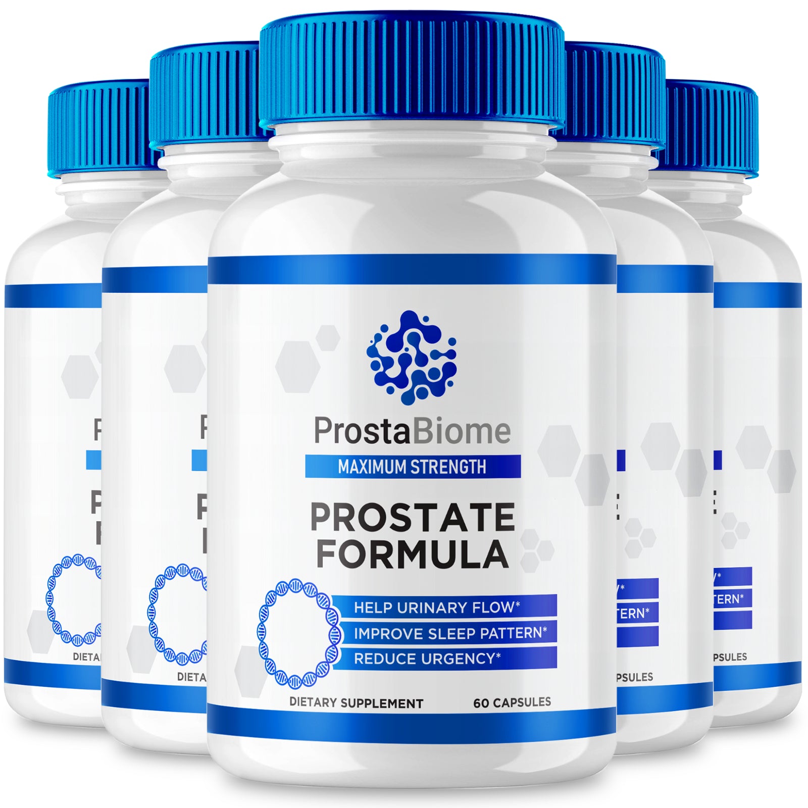 (5 Pack) Prosta Biome Capsules Prostate Supplements for Men (300 Capsu ...