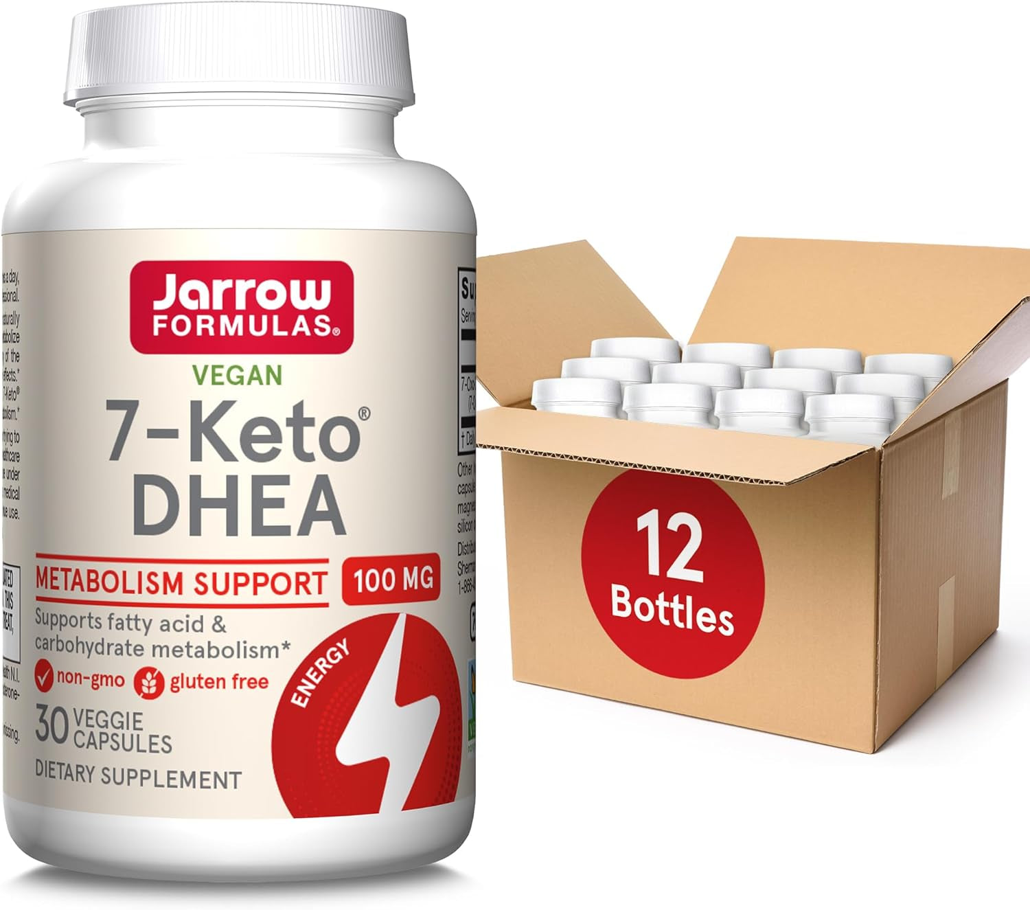 Jarrow Formulas 7-Keto DHEA 100 Mg, Dietary Supplement for Fatty Acid ...