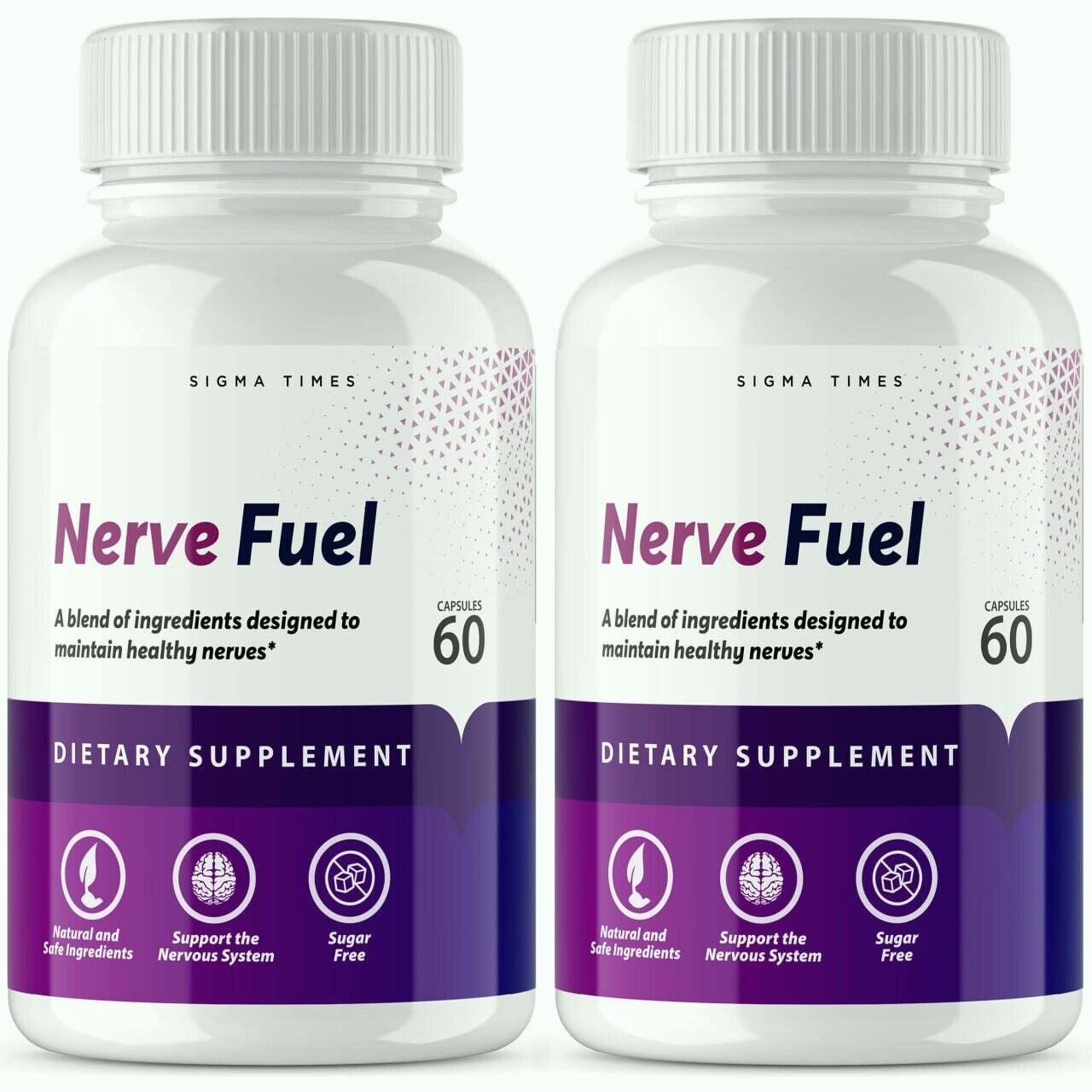 (2 Pack) Nerve Fuel Capsules to Lessen the Intensity and Frequency of ...