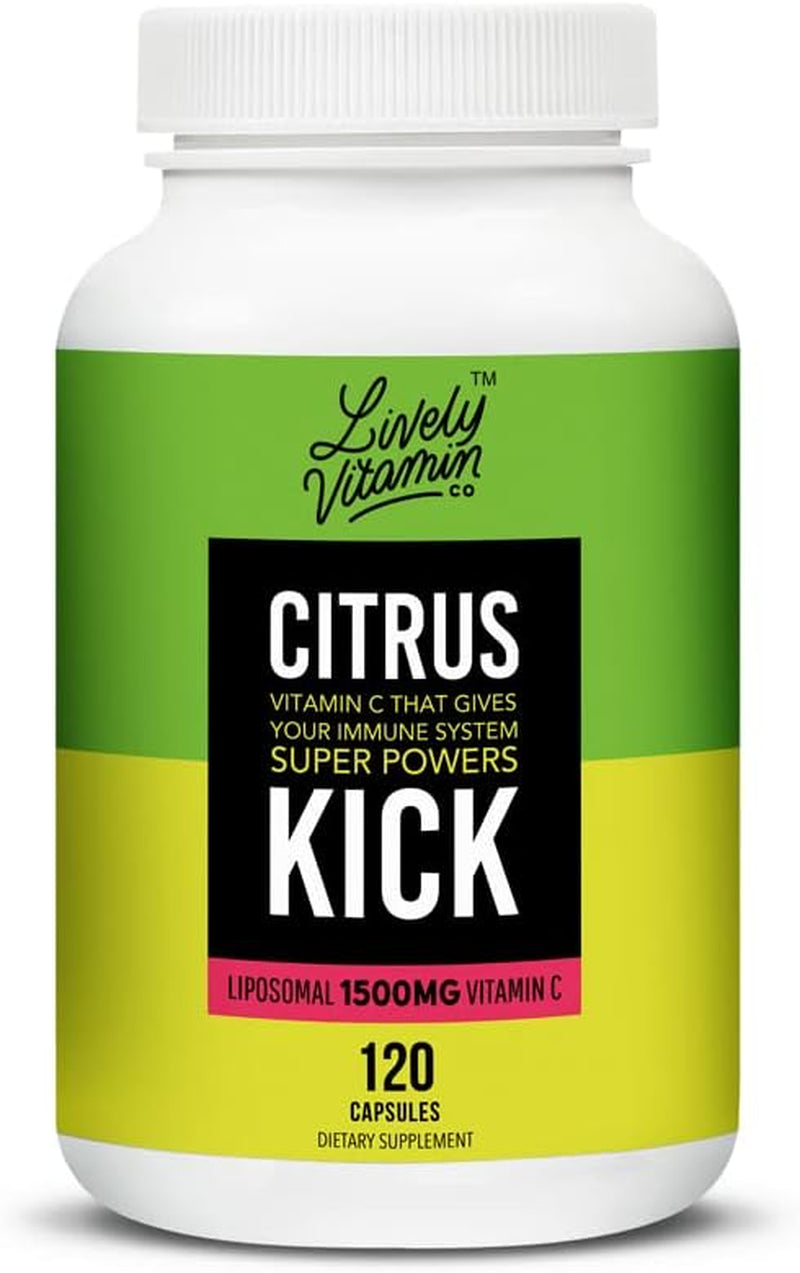 LIVELY VITAMIN CO. Citrus Kick - Liposomal Vitamin C - Sunflower Lecit ...