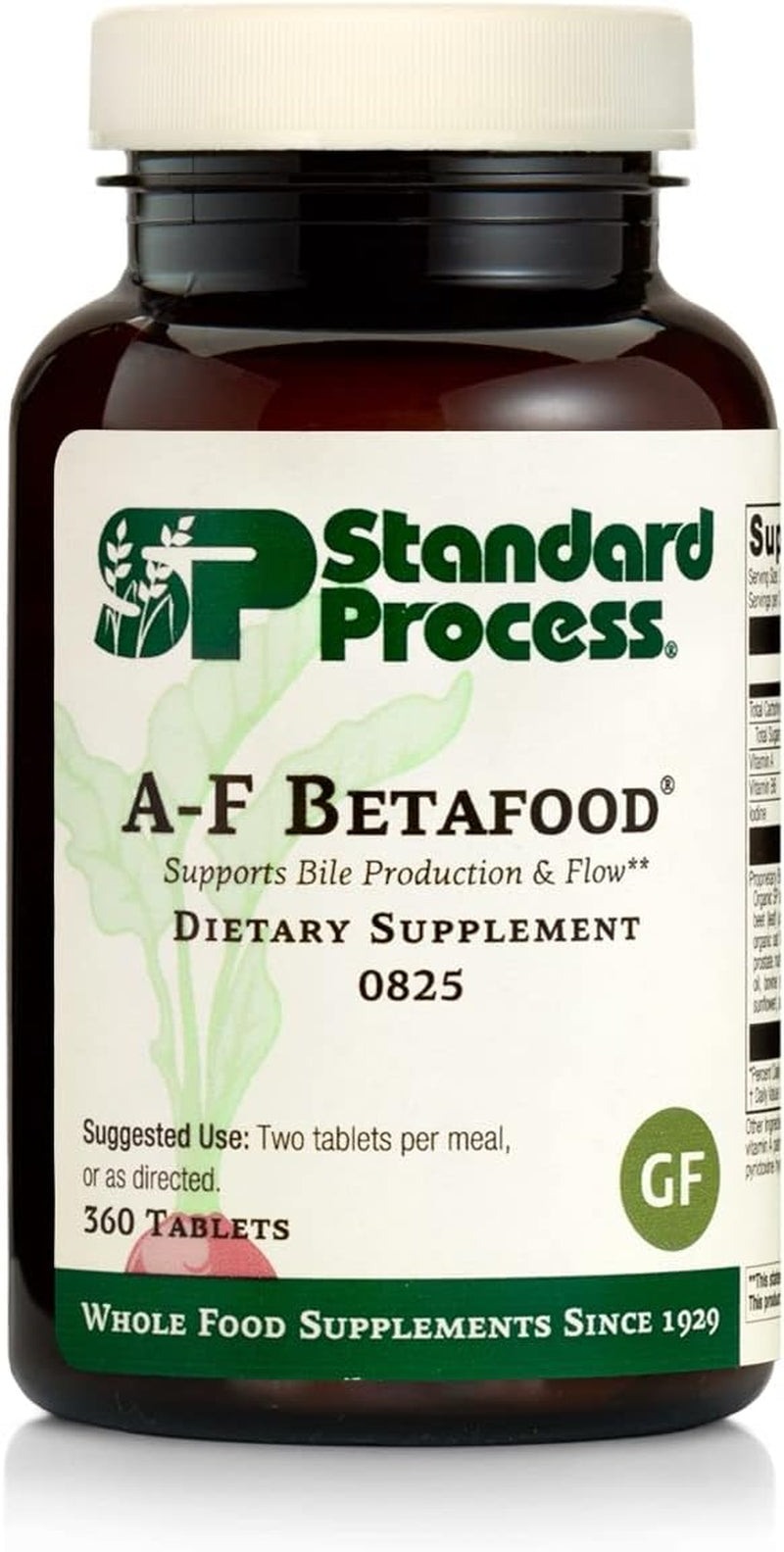 Standard Process A-F Betafood - Gluten-Free Liver Support, Cholesterol ...