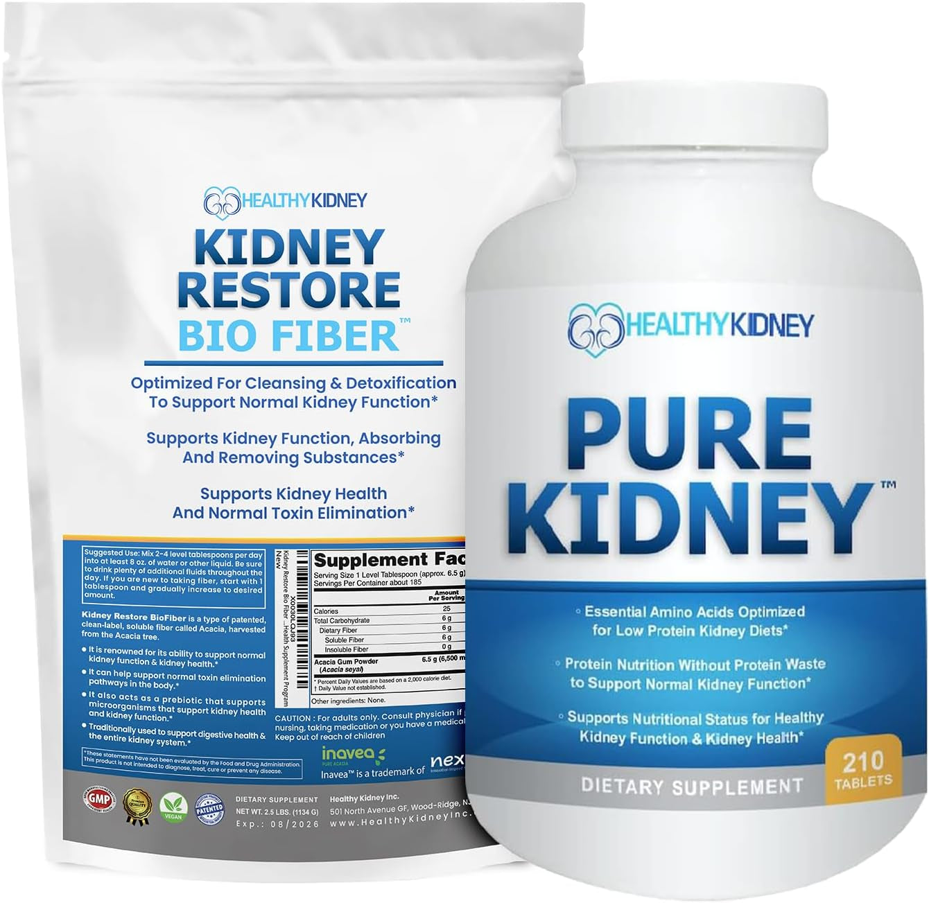 Kidney Restore Bio Fiber Restorative Kidney Support and Kidney Cleanse ...