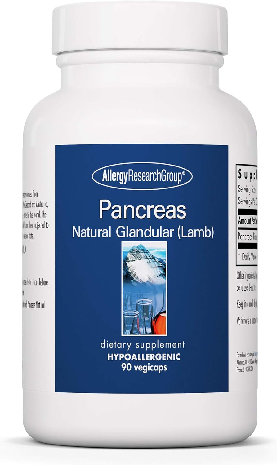 Allergy Research Group Pancreas Lamb Supplement - Pancreas Natural Gla ...