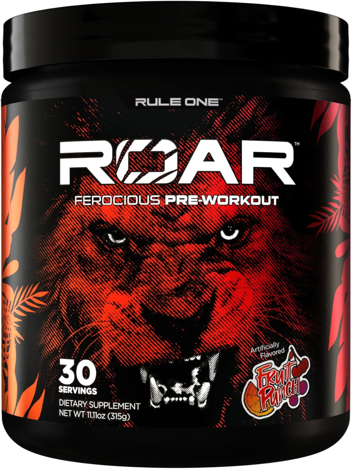 Rule 1 R1 ROAR - Pre-Workout Powder with Creatine, Beta-Alanine, Citru ...
