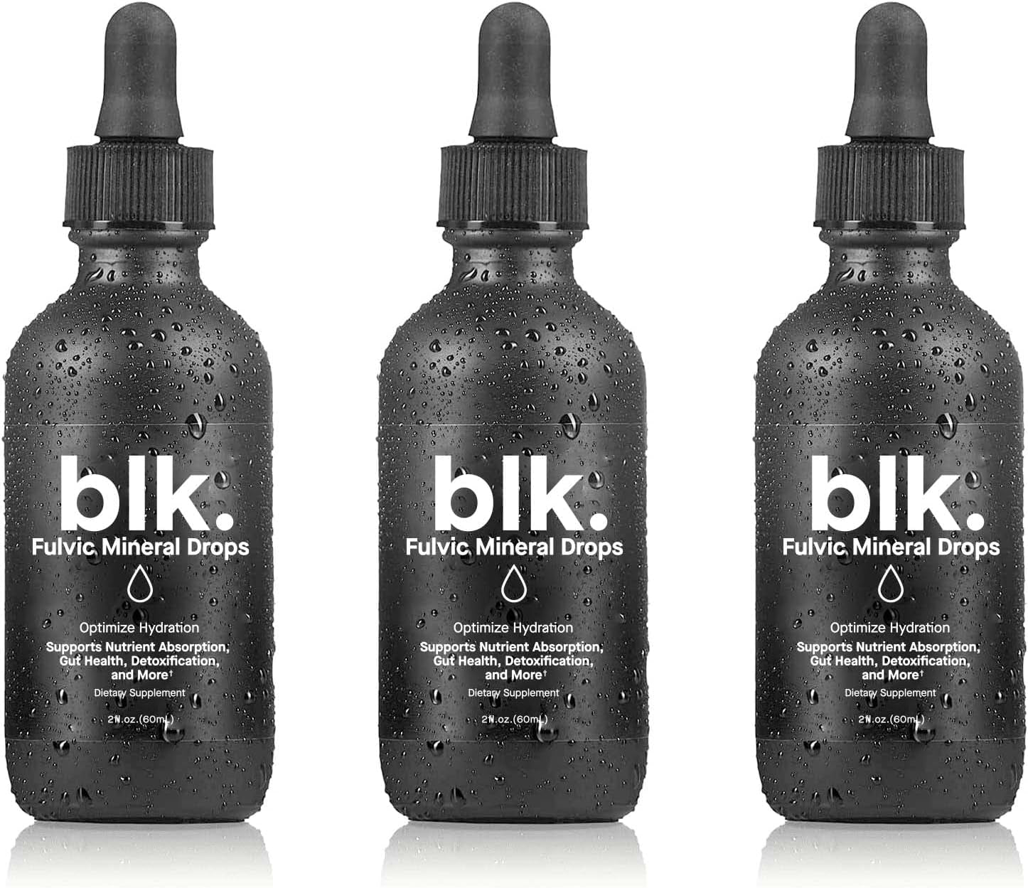Blk. PH 8+ Natural Mineral Alkaline Water Drops Electrolyte Infused wi ...