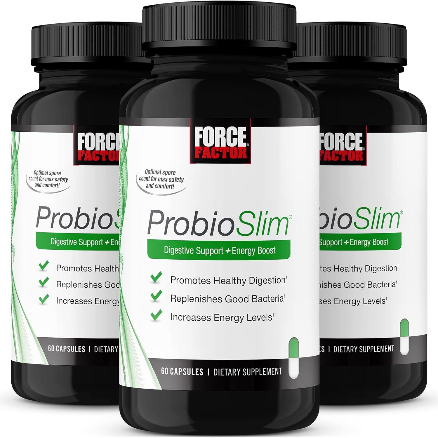 Force Factor Probioslim Probiotic Supplement for Women and Men with Pr ...