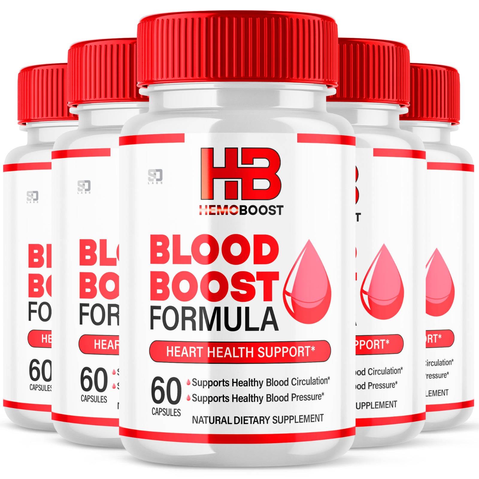 Hemo Boost Blood Boost Formula Supports Heart and Blood Health (5 Pack ...