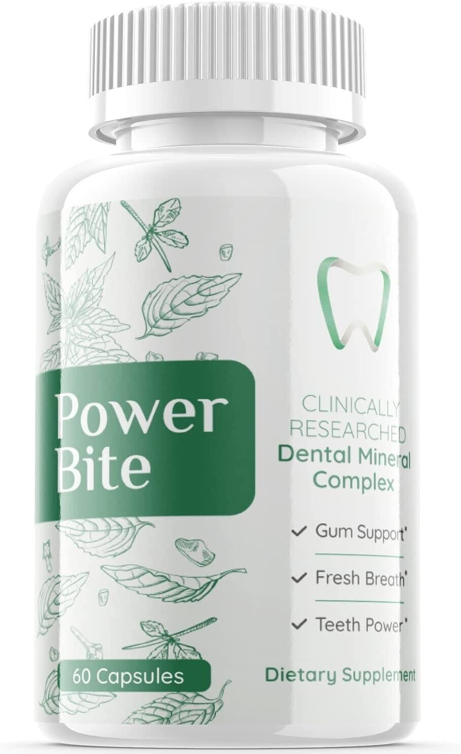 1 - Power Bite Oral Probiotic - Dietary Supplement Pills for Teeth & G ...