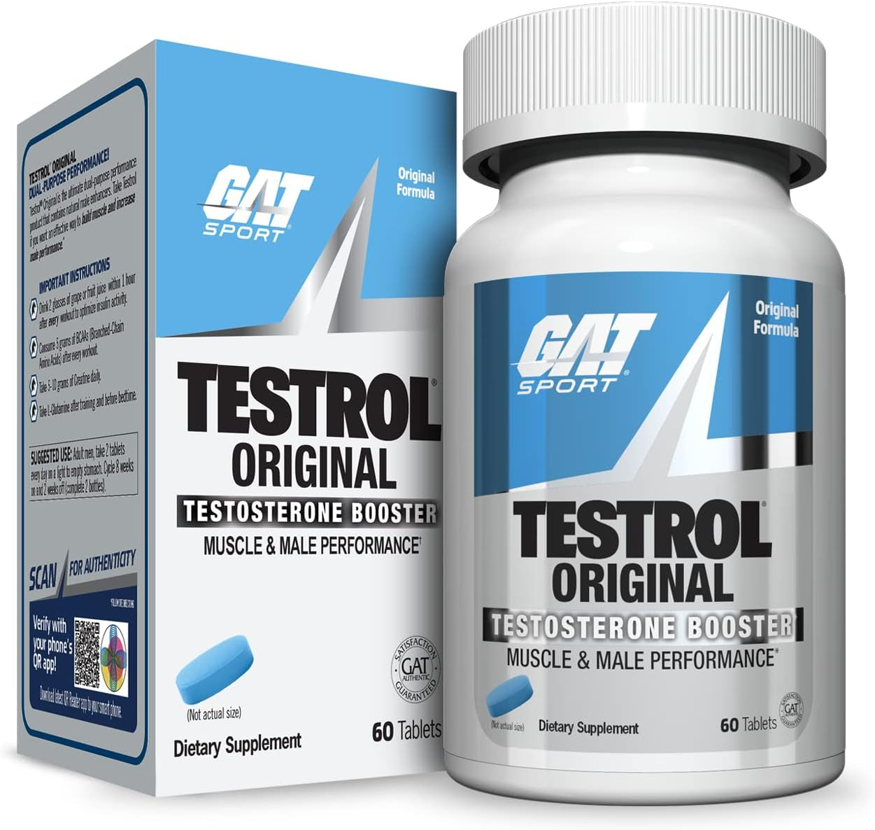 GAT Sport Testrol Original Test Booster | Male Performance, Vitality ...