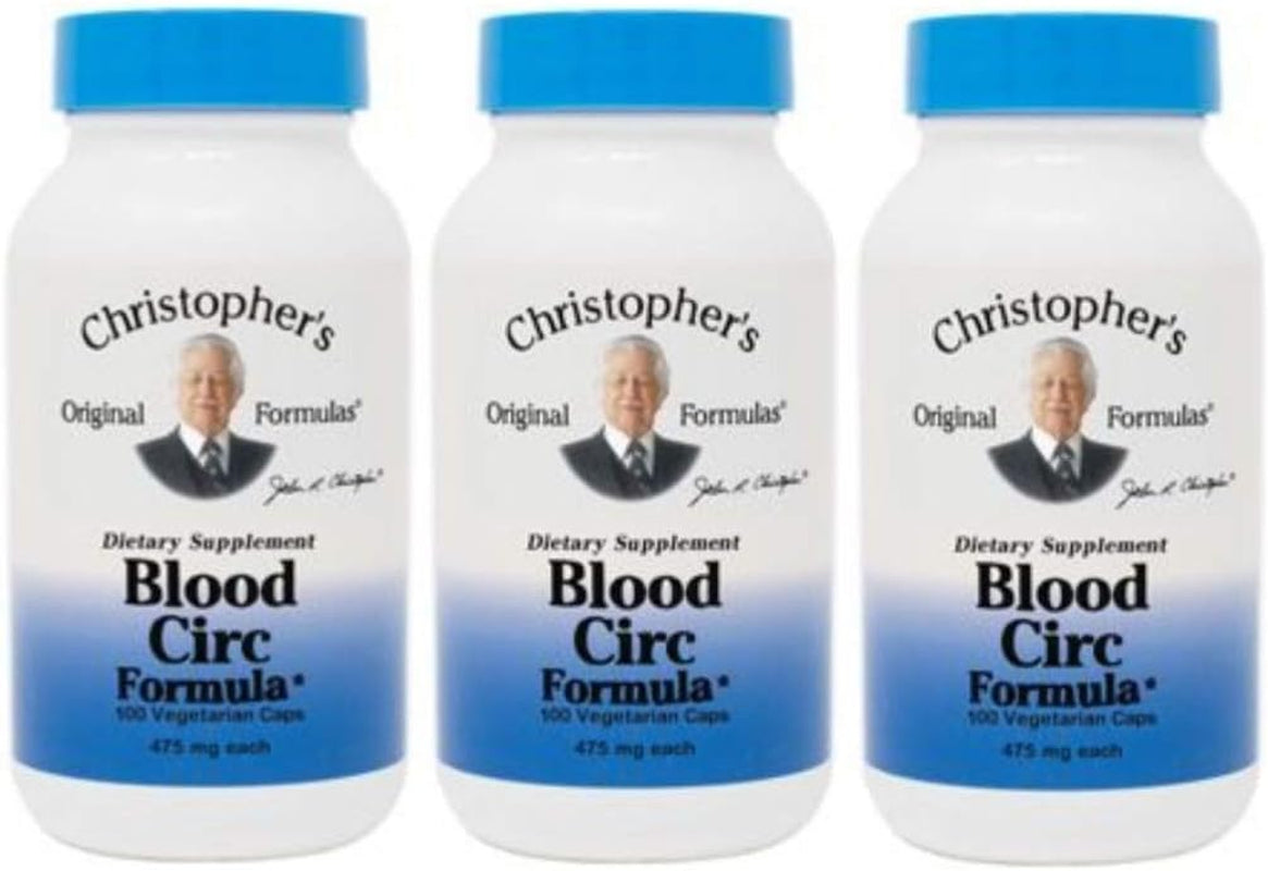 Dr. Christopher'S Blood Circulation Formula - 100 Ct (Pack of 3) – My Store