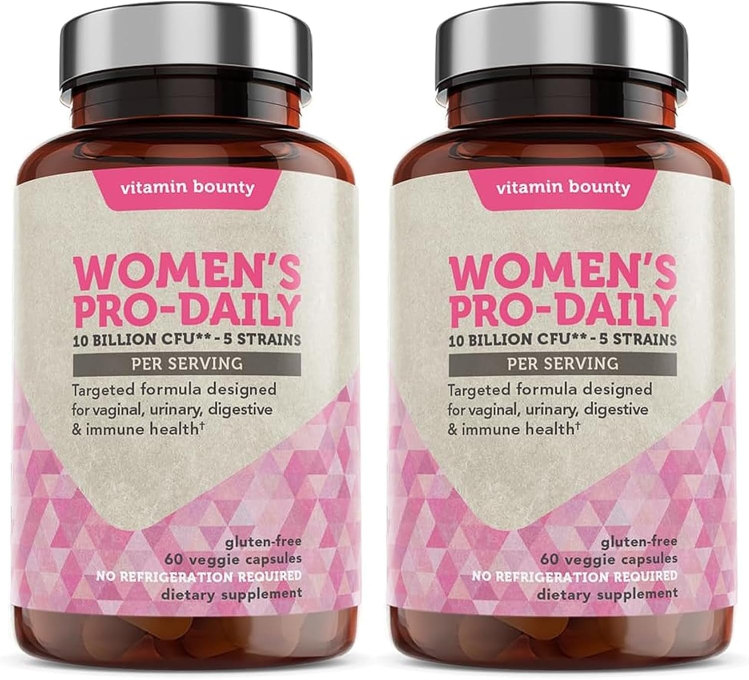 Vitamin Bounty Women'S Pro-Daily Probiotic - 10 Billion Cfus, and 5 St ...