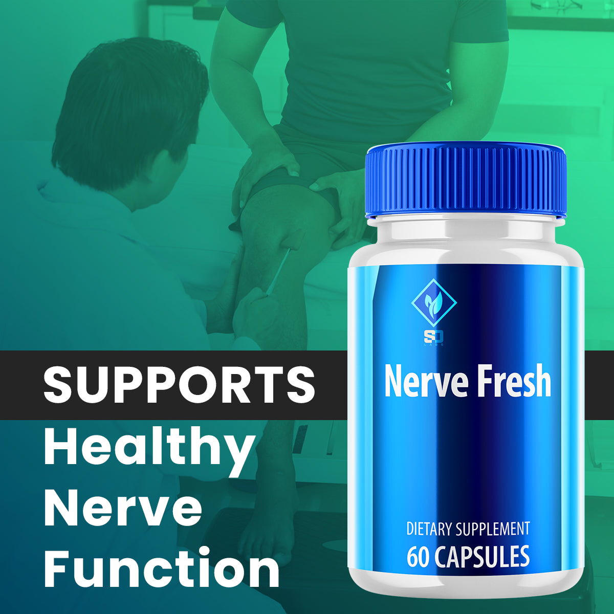 (3 Pack) Nerve Fresh Capsules Advanced Nerve Health Support (180 Capsu ...