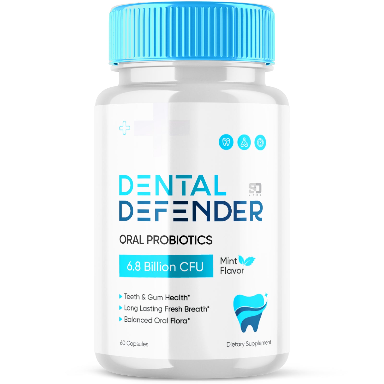 Dental Defender Oral Probiotic Supports Teeth and Gum Health 60 Capsul ...