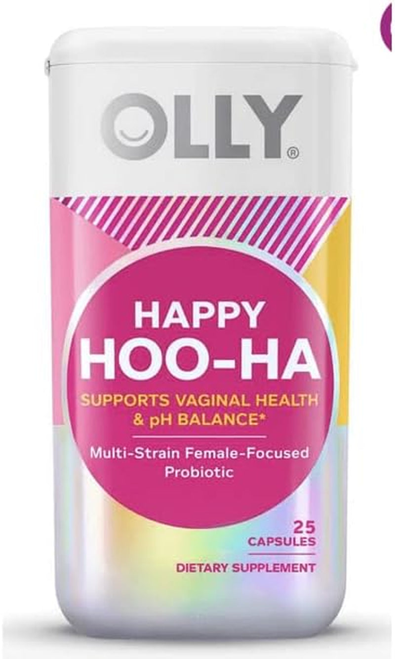 Happy Hoo-Ha Women Probiotic 25 Capsules! Formulated with Multi-Strain ...