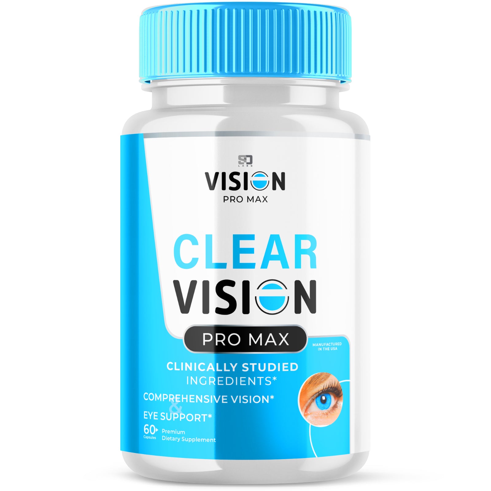 Clear Vision Pro Max Support Healthy Vision & Enhance Eye Function 60 ...