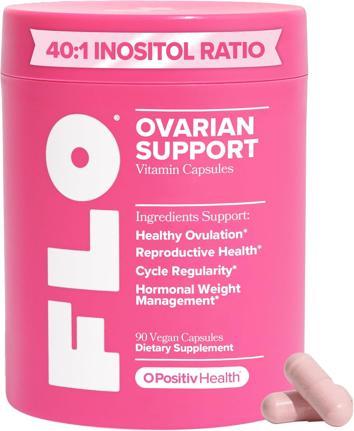 FLO Ovarian Health Support - Hormone Balance for Women, Inositol Suppl ...