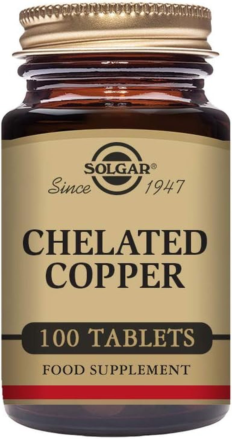 Solgar Chelated Copper Tablets, 100 Count – SuppsWorld