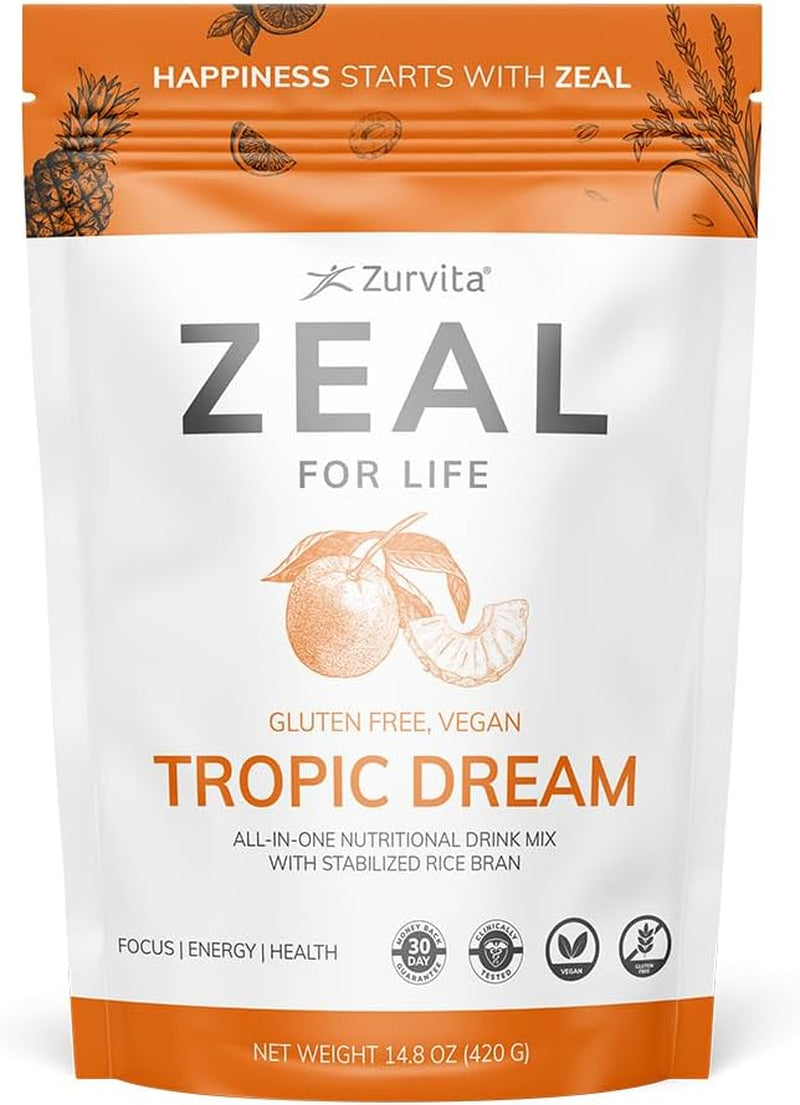 Zurvita- Zeal for Life- 30-Day Wellness Bag- Tropic Dream- 420 Grams ...