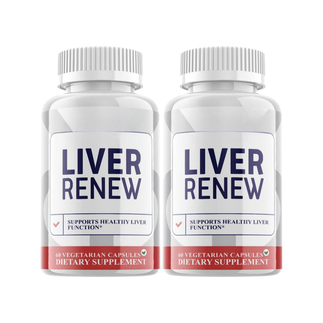 2-Pack Liver Renew Capsules, Vegan Dietary Supplement (120 Capsules ...