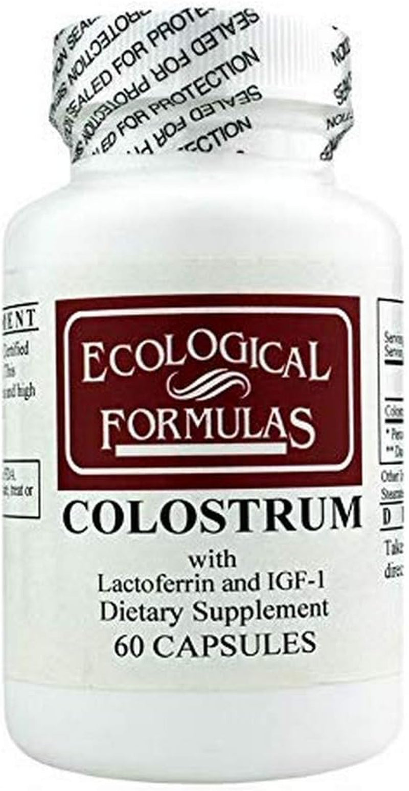 Ecological Formulas Colostrum 300 Mg, White, 60 Count – My Store