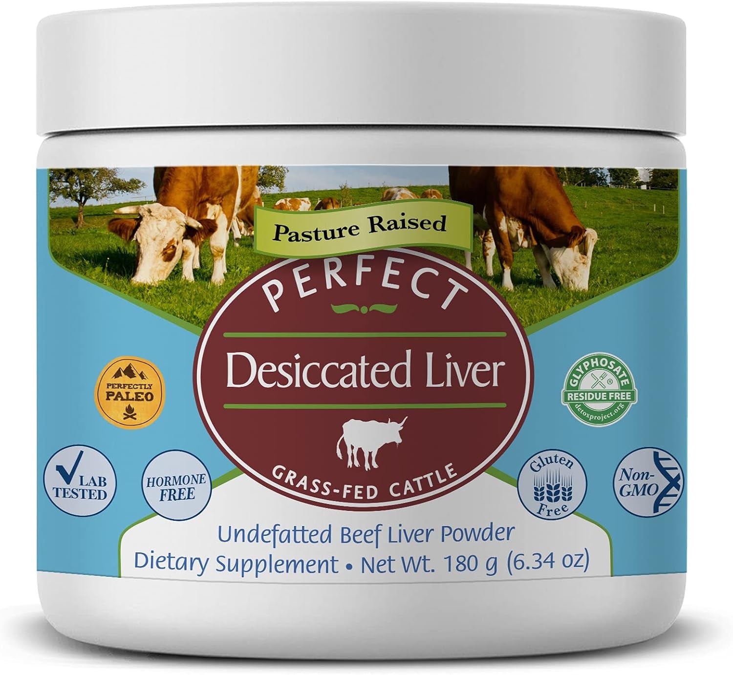 Perfect Desiccated Liver Powder – 180 Grams – Undefatted Beef Liver ...
