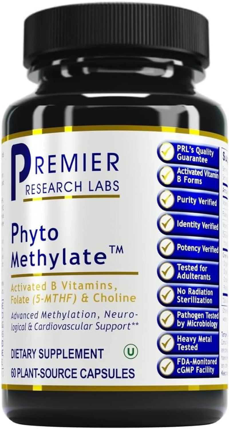 Premier Research Labs Phyto Methylate - B Vitamin Supplement - Support ...