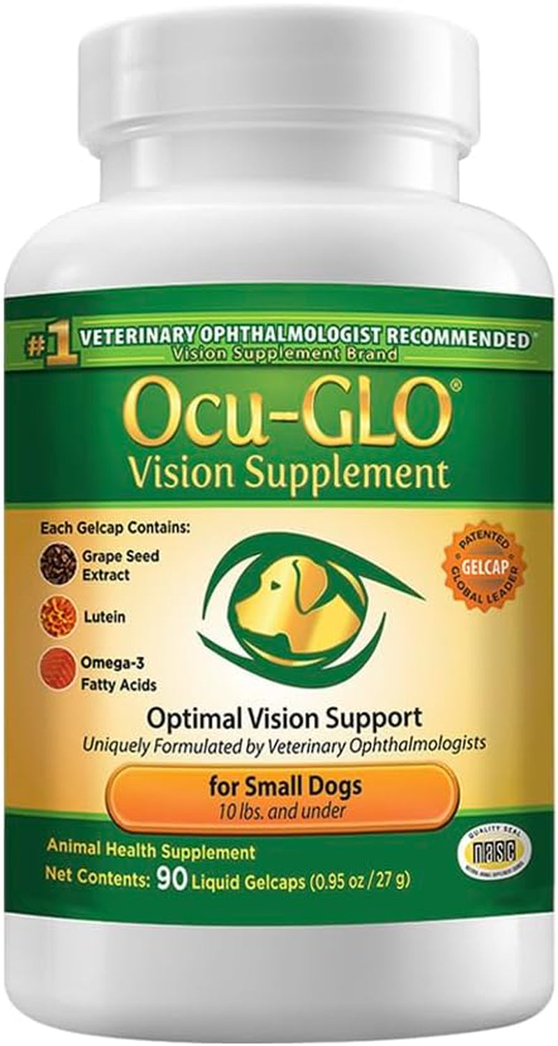 Ocu-Glo Canine Vision Supplement for Small Dogs 10 Lb and Under-90 Liq ...