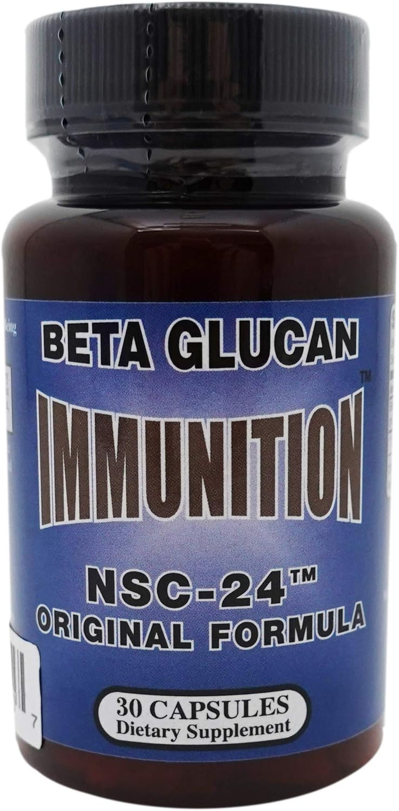 Immunition Nsc-24 Beta Glucan Original Formula 3 Milligrams 30 Capsule ...