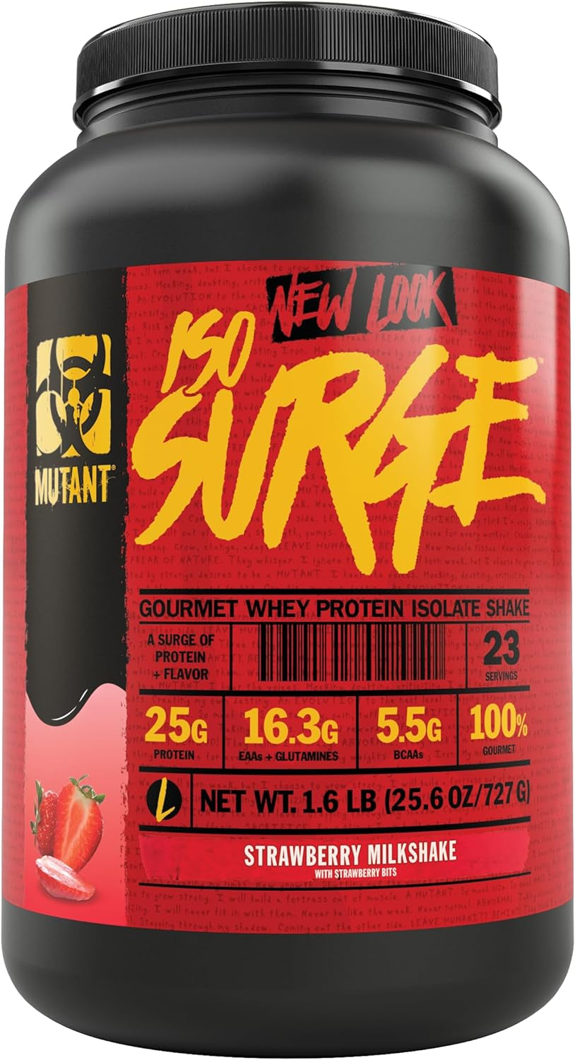Mutant ISO Surge Whey Protein Isolate Powder Acts Fast to Help Recover ...