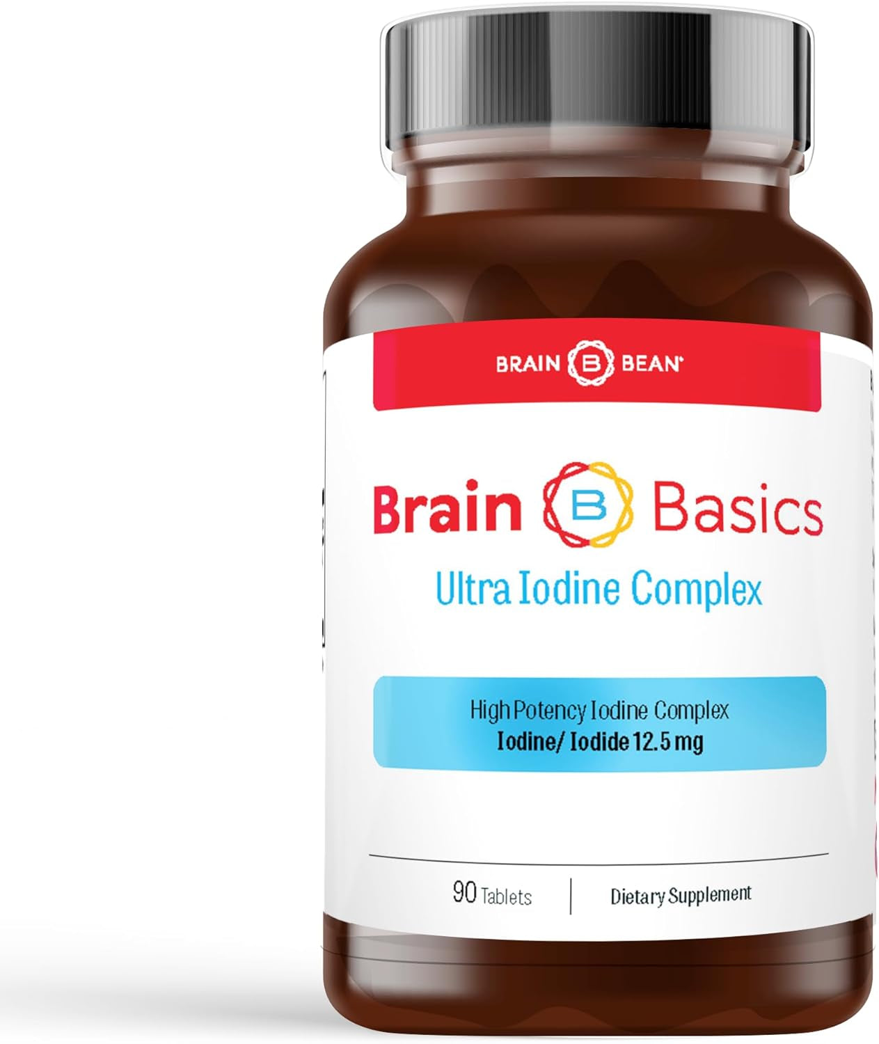 Brain Basics Ultra Iodine Complex Supplement for Thyroid Support, Iodi ...